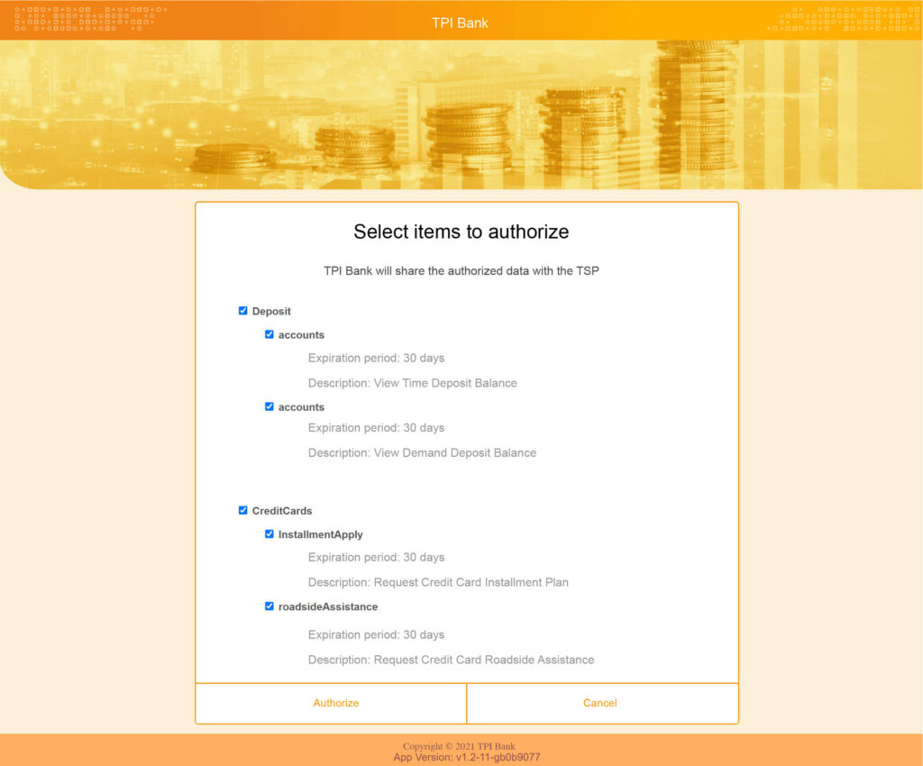 Open Banking Scenarios - TPIsoftware Documentation