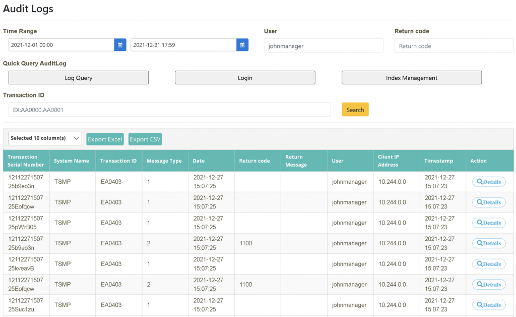 Ví dụ quản lý tình huống Logs - Tài liệu TPIsoftware